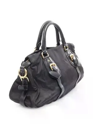 Prada 2010s Tessuto Buckle-detail Tote Bag
