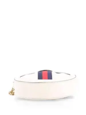 Gucci Ophidia Round Shoulder Bag Leather Mini Crossbody Bag - Neutrals