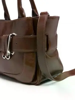 OSOI Mini Brocle Leather Tote Bag - Brown