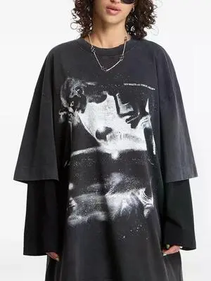 Off-White Graphic Print T-shirt Dress