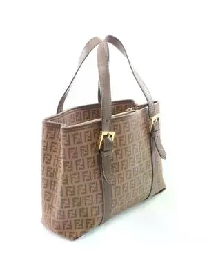 Fendi 2000s Zucchino Pattern Tote Bag
