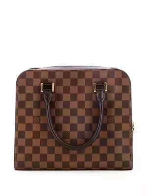 LOUIS VUITTON Triana Bag Damier Satchel - Brown