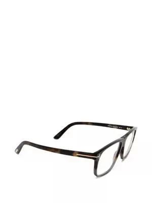 TOM FORD Tortoiseshell-effect Rectangle-frame Glasses