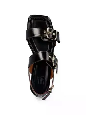 BILLI BI Buckle-strap Flat Sandals