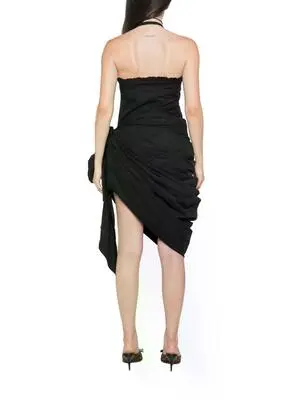 Chloé Gathered-detail Asymmetric Dress