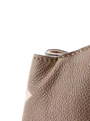 LOUIS VUITTON Petit Palais Handbag Bicolor Monogram Empreinte Giant Satchel - Neutrals