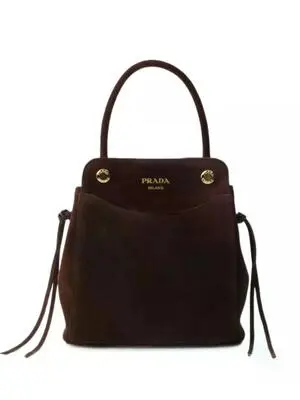 Prada Carry Mini Suede Handbag