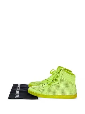 Gucci Perforated High-top Sneakers