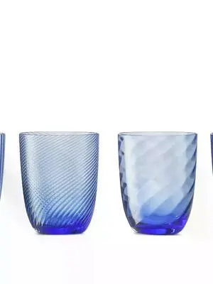 NASONMORETTI Idra Textured Glasses - Blue