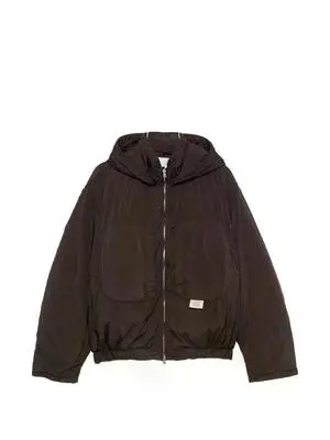 RANRA Hooded Zip-up Jacket - Brown