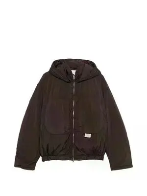 RANRA Hooded Zip-up Jacket - Brown