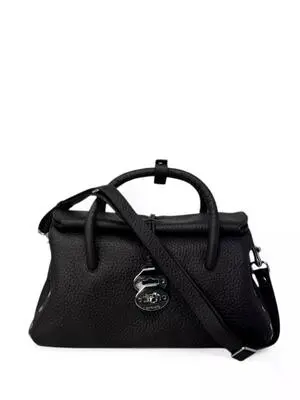 ZANELLATO Studded Leather Tote Bag - Black