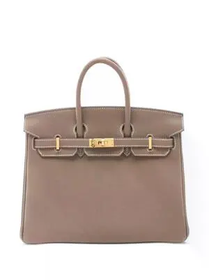 Hermès 2026 25 Birkin Togo-leather Tote Bag - Brown