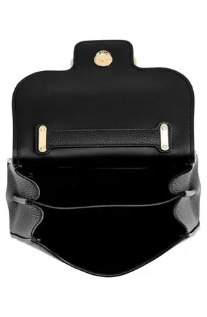 FERRAGAMO Double Gancio Top Handle Bag - Nero