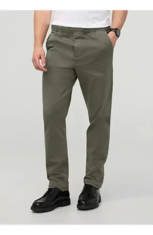 DUER Flextwill Relaxed Pull-on Tapered Pants - Thyme