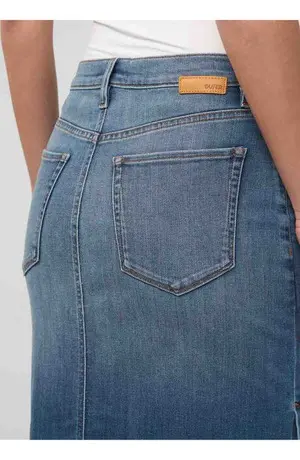 DUER Performance Denim Slit Skirt