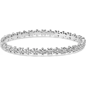 DEVATA Daisy Flower Eternity Bangle Bracelet