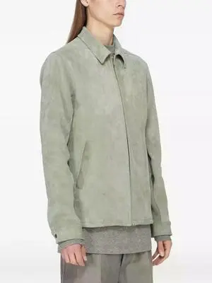 Rick Owens Suede Zip-up Jacket