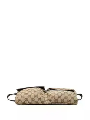 Gucci 2000-2015 Gg Canvas Double Pocket Belt Bag