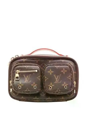 LOUIS VUITTON 2010-2026 Monogram Utility Satchel - Brown