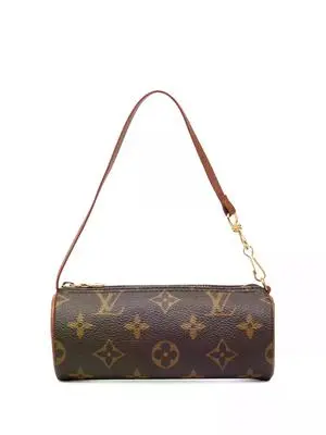 LOUIS VUITTON 1990-2010 Monogram Papillon Pochette Handbag - Brown