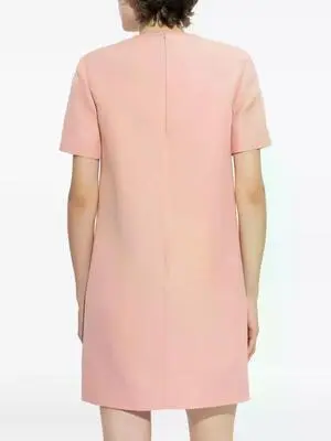 Valentino Garavani Bow-embellished Shift Mini Dress
