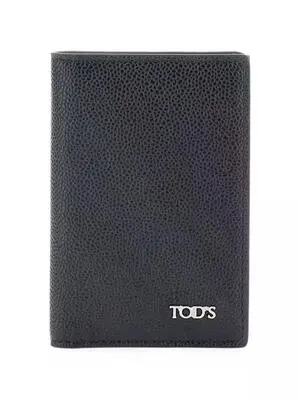 TOD'S Logo-plaque Wallet - Black