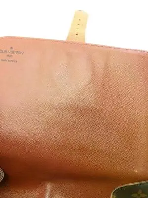 LOUIS VUITTON 1995 Cartesier Mm Monogram Shoulder Bag