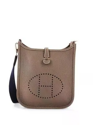 Hermès Evelyne Bag Gen Iii Clemence Tpm Crossbody Bag - Grey