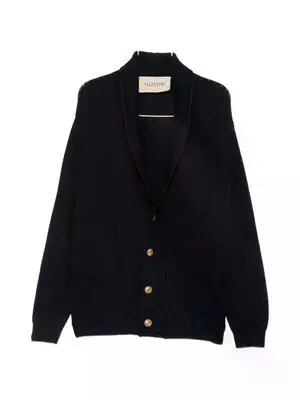 Valentino Garavani Shawl-collar Cardigan - Blue