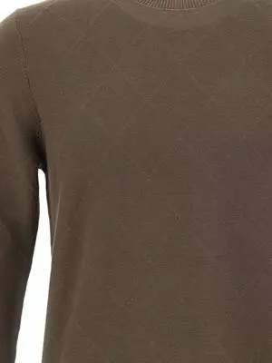 DIKTAT Diamond-knit Crew Neck Sweater