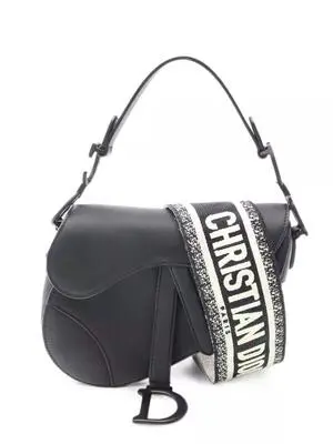 Dior 2010s Mini Saddle Shoulder Bag - Black