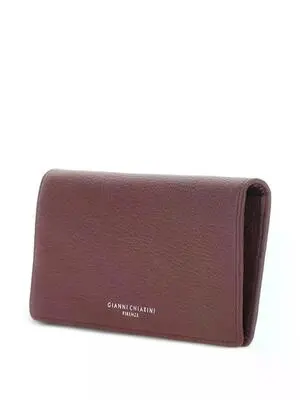 GIANNI CHIARINI Large Grain Logo-print Wallet