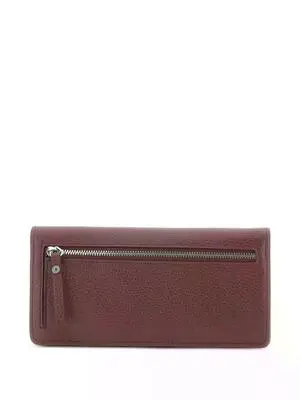GIANNI CHIARINI Large Grain Logo-print Wallet