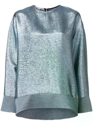 Stella McCartney Metallic Top - Blue