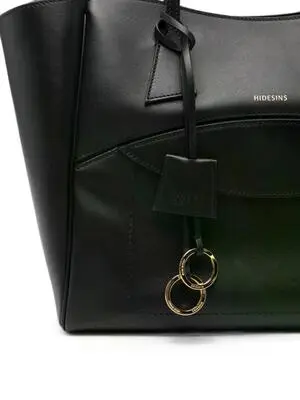 HIDESINS Logo-print Leather Tote Bag