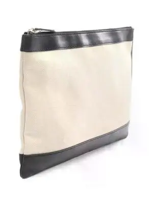 Balenciaga 2000s Navy Clip M Clutch Bag