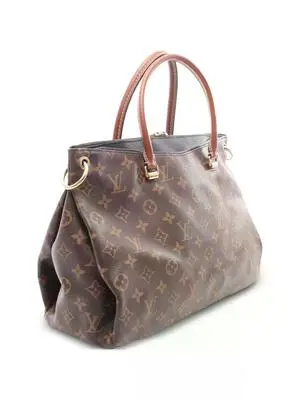 LOUIS VUITTON Pallas Monogram Tote Bag - Brown