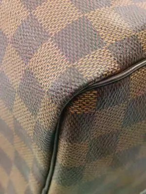 LOUIS VUITTON 2008 30 Speedy Damier Ébène Duffle Bag