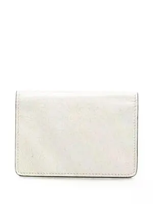HIDESINS Crinkled-effect Logo-print Wallet
