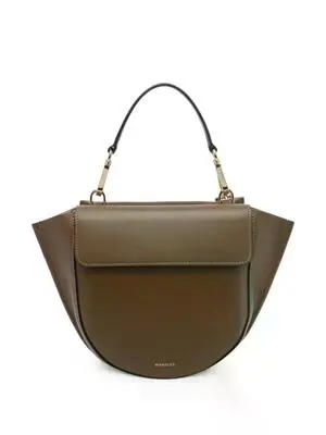 WANDLER Hortensia Leather Clutch Bag