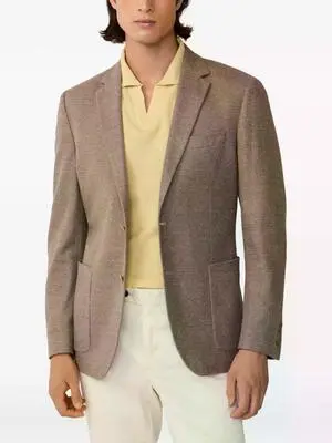 HACKETT LONDON Notch-lapel Single-breasted Blazer