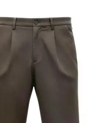 CELLAR DOOR Pleated Cropped Trousers