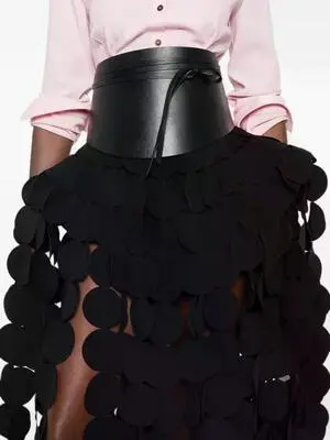 A.W.A.K.E. Mode Circle-appliqué Mid Skirt
