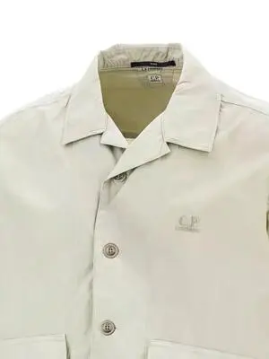 C.P. COMPANY Logo-embroidered Flap-pocket Shirt