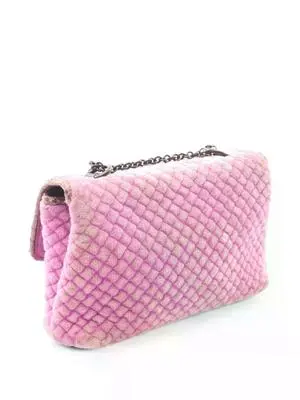 Bottega Veneta 2000s Intrecciato Chain Shoulder Bag