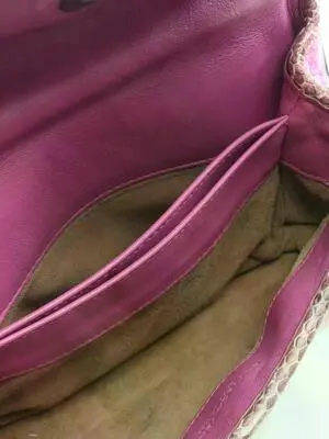 Bottega Veneta 2000s Intrecciato Chain Shoulder Bag