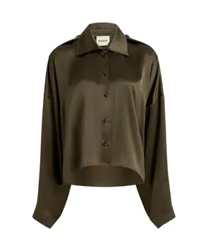 KHAITE KHAITE Bodine Silk Charmeuse Shirt