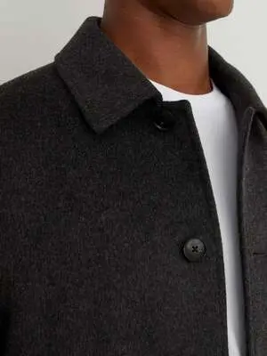 REISS Deluca Wool-blend Flap-pocket Bomber Jacket
