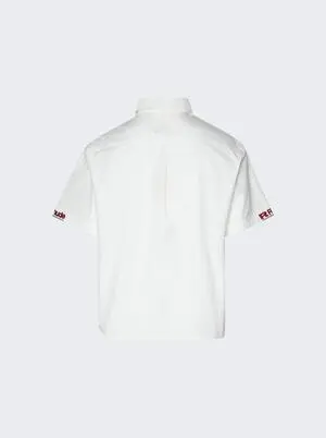 Rhude Petrol Oversized Mechanic Shirt And Black